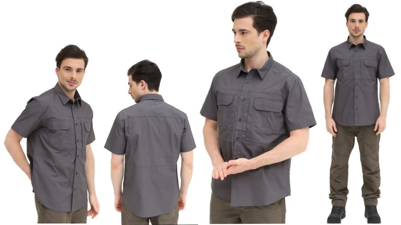 EIGER MENS EQUATOR SHIRT 1.0 SS GREY || 910007512 || KEMEJA EIGER 2022 ...