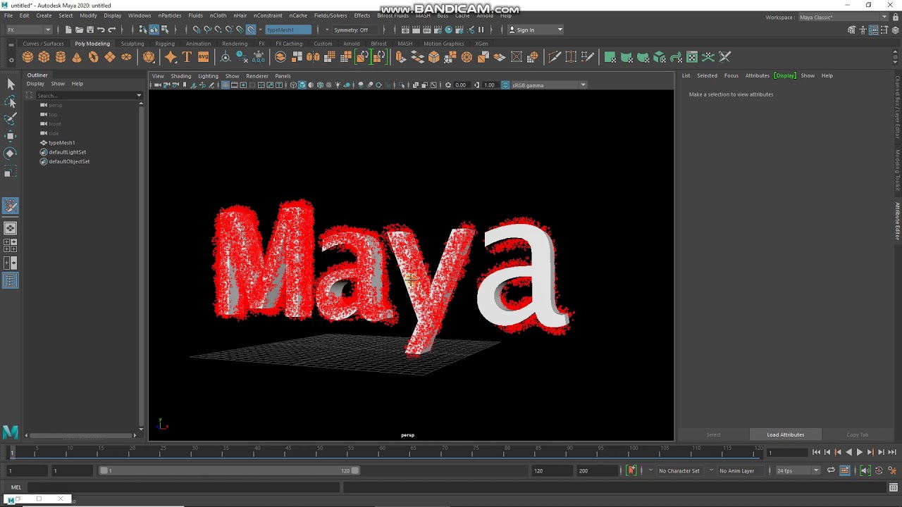 Fantasy Text Effect In Maya - YouTube