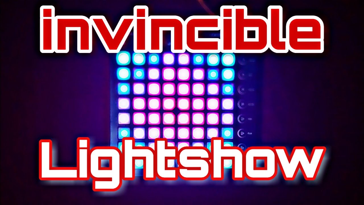 Invincible - DEAF KEV // Launchpad Lightshow - YouTube