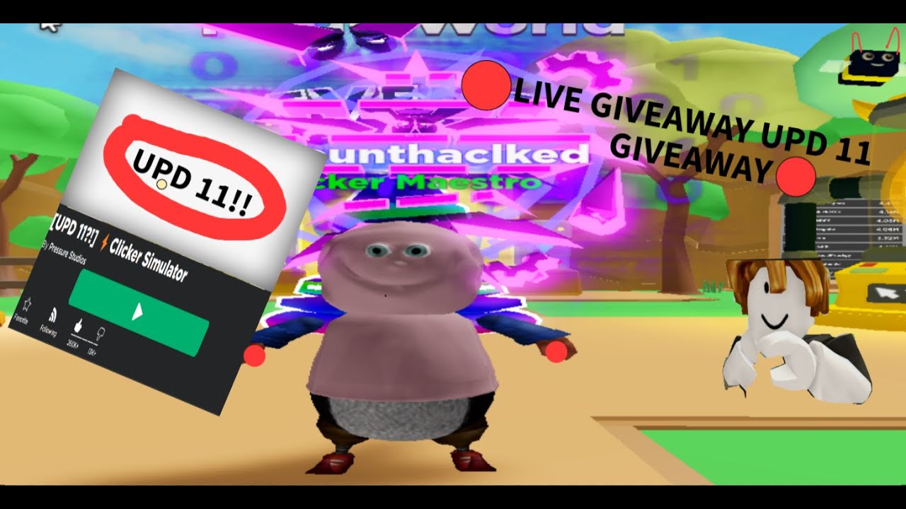 🔴Clicker Simulator LIVE!/NEW UPD GIVEAWAY*🔴 - YouTube