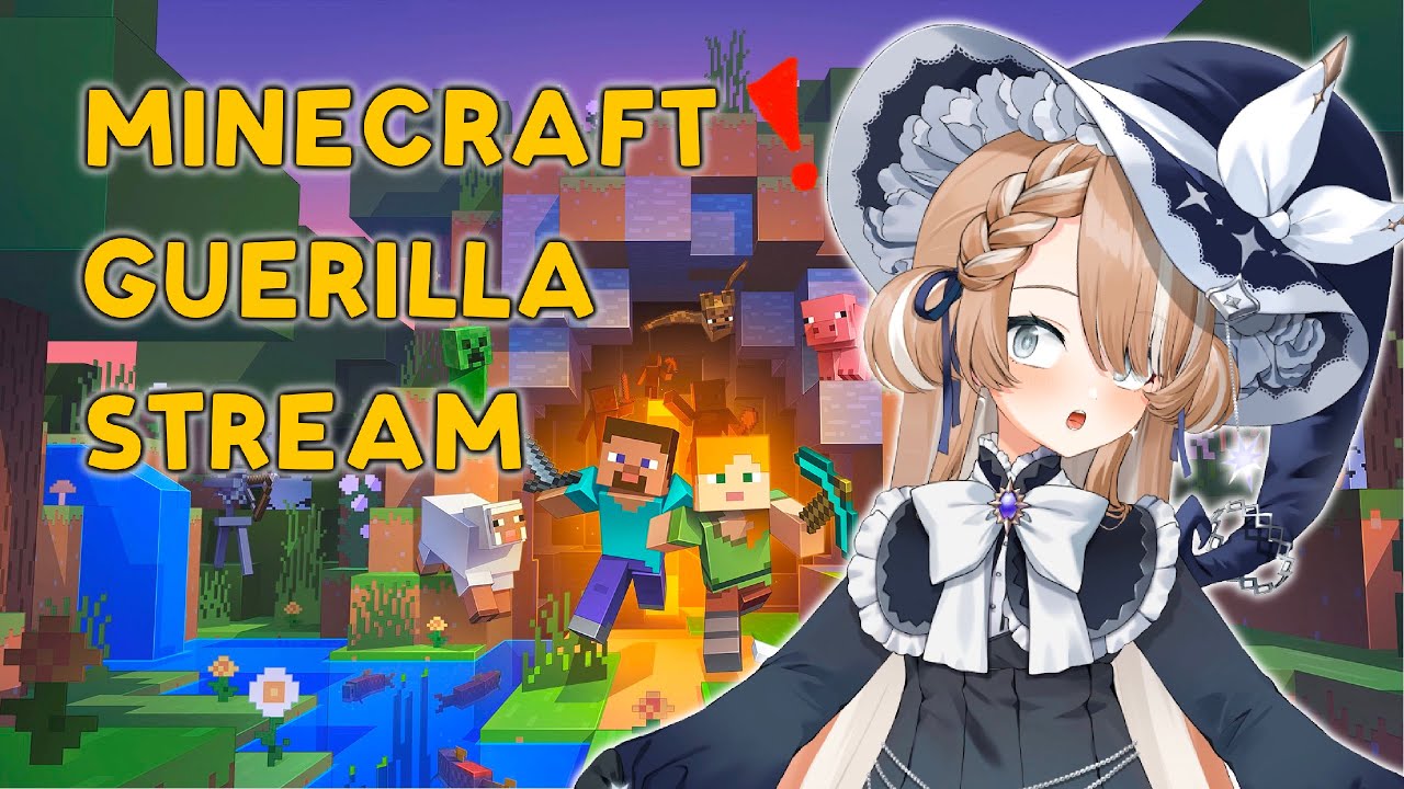 【Meeta Osita | V&U】GUERILLA STREAM: No sleep Just Minecraft (Minecraft) - YouTube