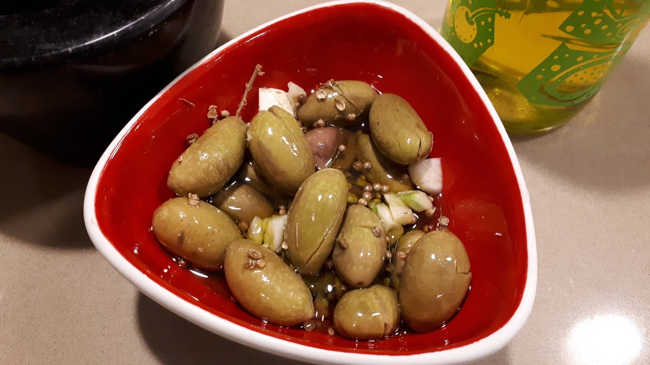 OLIVES curing and preserving - YouTube