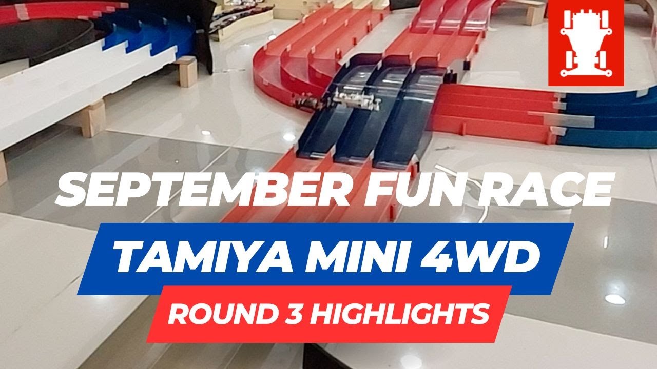 September Fun Race Tamiya mini 4wd Round 3 Highlights - YouTube