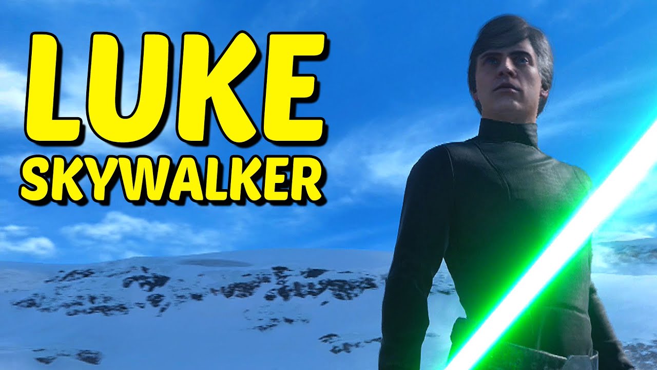 LUKE! - Luke Skywalker Hero Gameplay | Star Wars Battlefront - YouTube