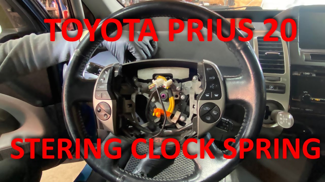 Toyota Prius 20 - Removing Steering Clock Spring / Squib / Airbag ...