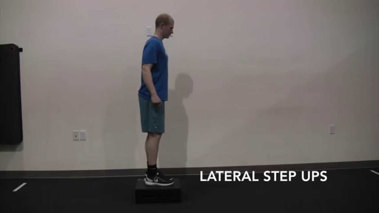 Lateral Step Ups - YouTube