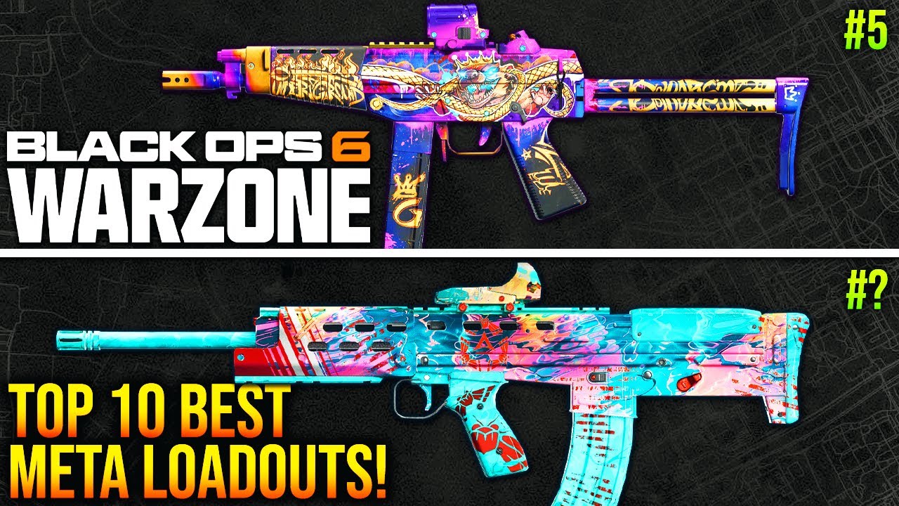 WARZONE: New TOP 10 BEST META LOADOUTS To Use! (BO6 WARZONE META ...