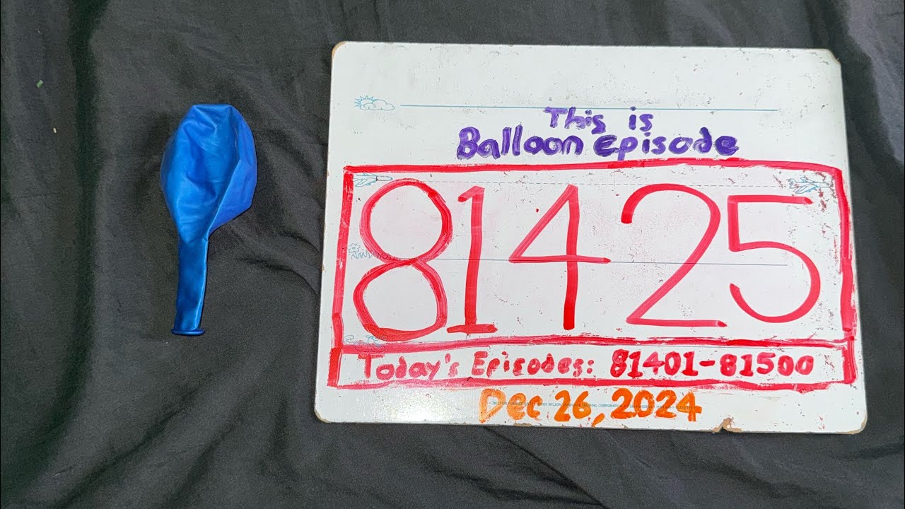 Balloon episode #81425 - YouTube