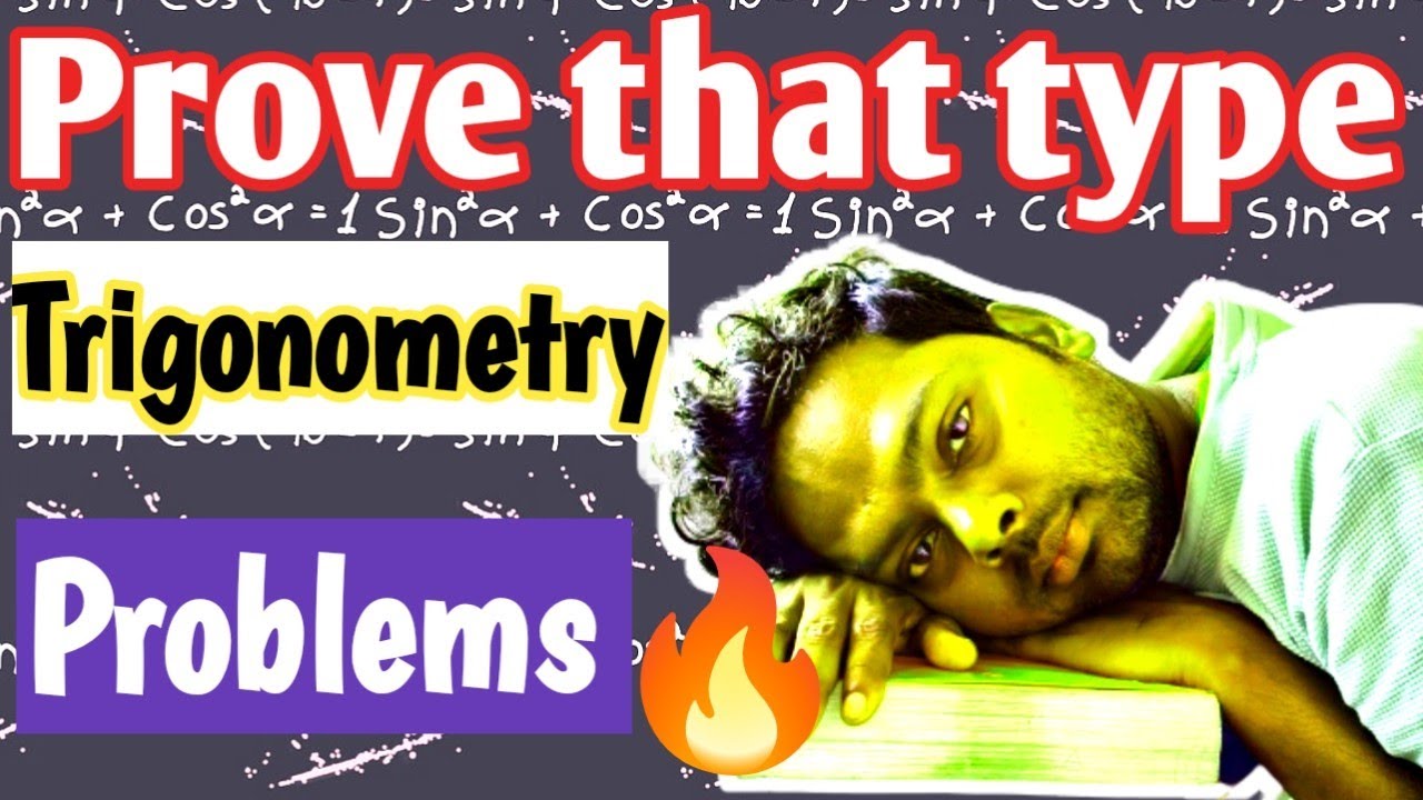 Trigonometry prove that type questions - YouTube