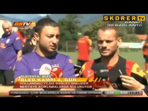 Drogba'nın Sneijder'e Yaptığı Komik Şaka!