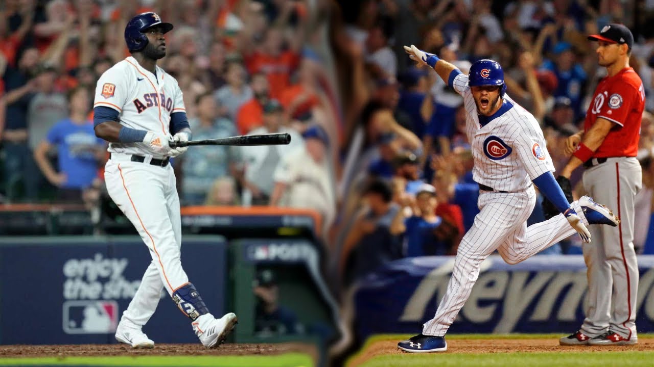 MLB | Down to their last out... walk-off home run - YouTube