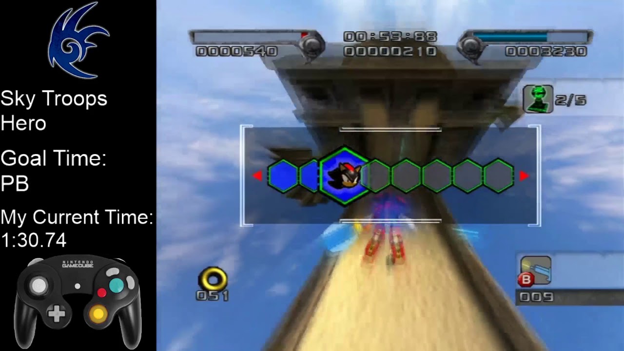 Shadow the Hedgehog - Sky Troops Hero - 1:28.87 - YouTube