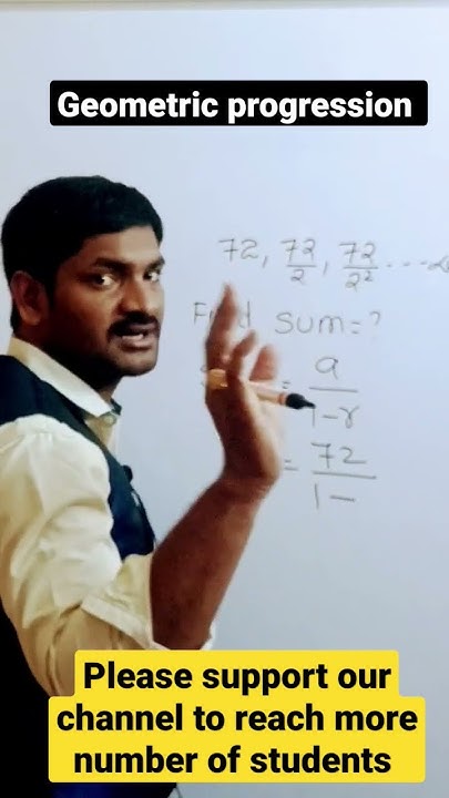 geometric progression tricks by raju sir for all competitive exams - YouTube