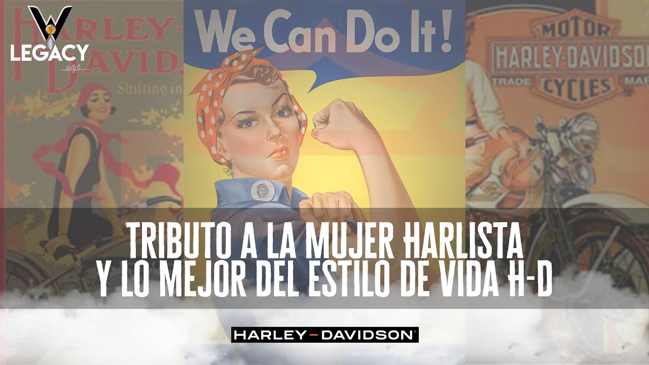 Tributo a la Mujer Harlista y lo mejor del estilo de vida H-D - YouTube