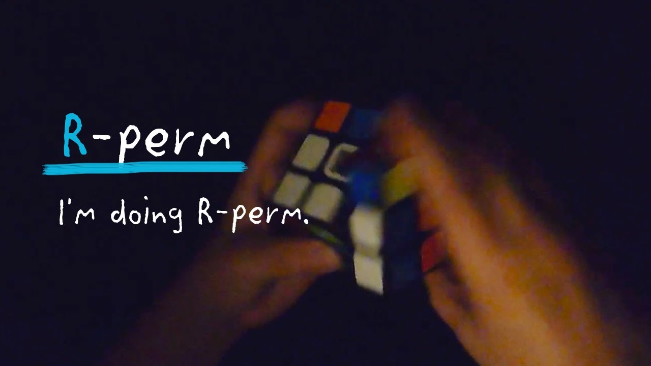 ただ ”R-perm” をしています。I'm just solving "R-perm". - YouTube