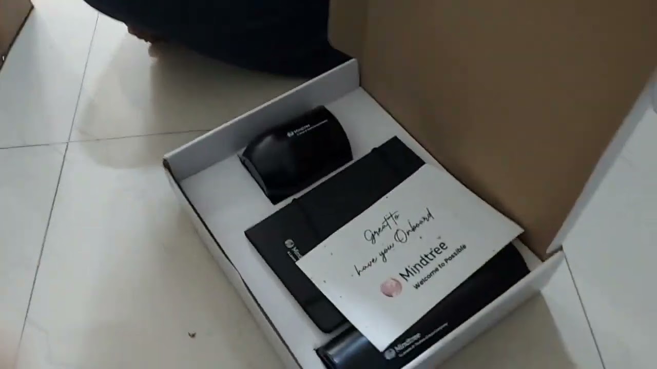 Mindtree Welcome Kit Unboxing - YouTube