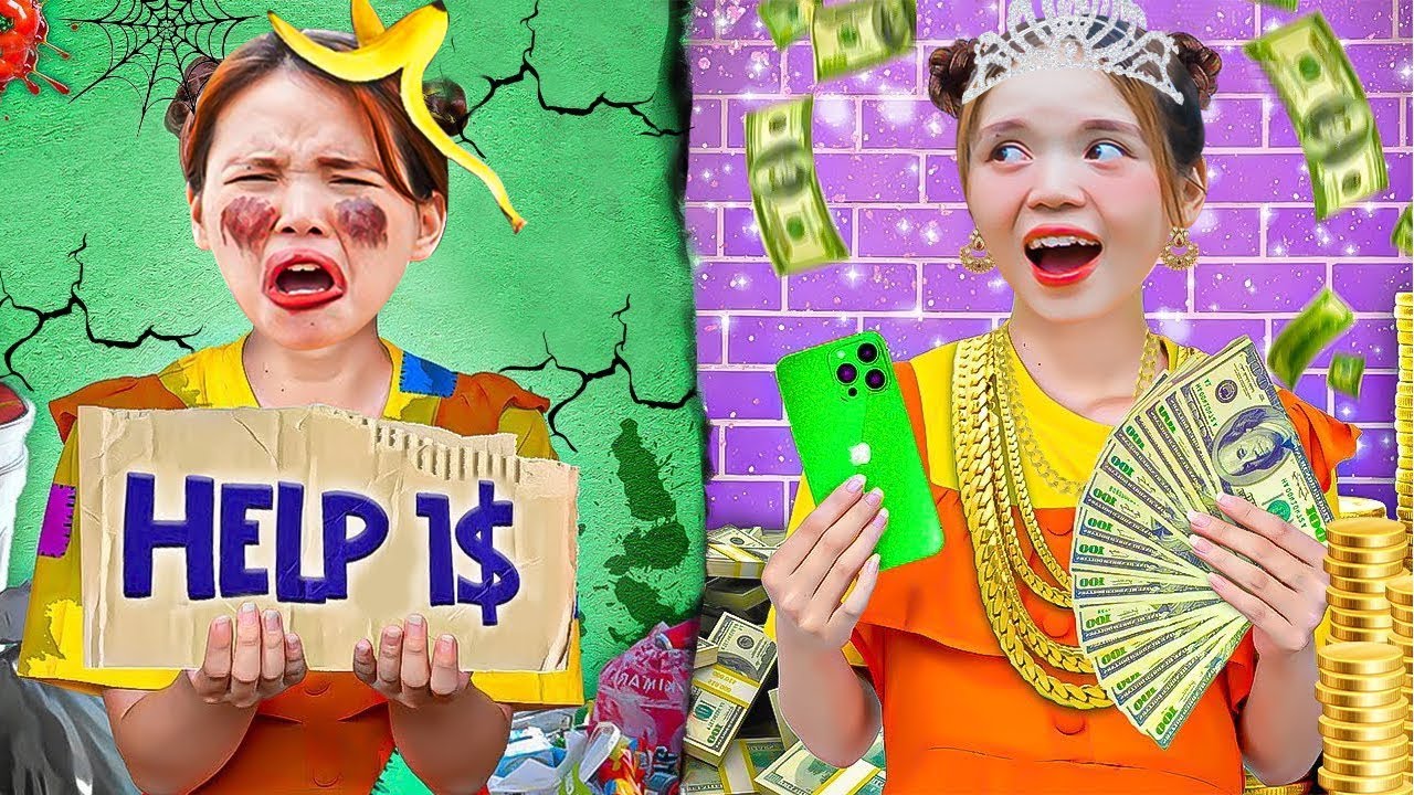 Rich Doll becomes Poor Doll |@Baby Doll Seriesy |DCShark - YouTube