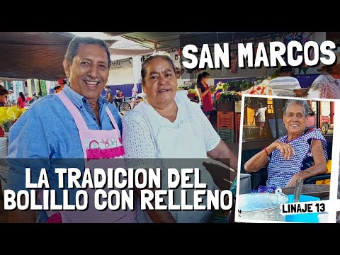 Probando el bolillo con relleno en San Marcos Guerrero \ Una tradición ...