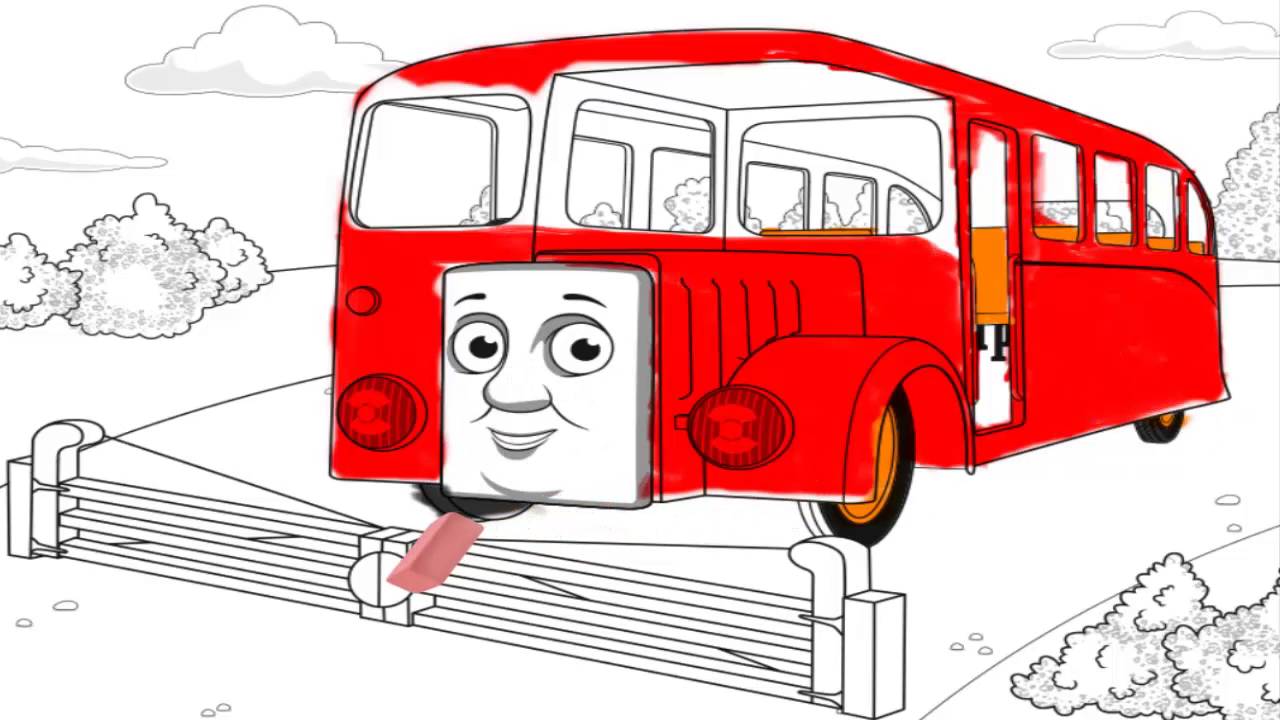 Thomas and Friends coloring - Thomas the Tank Games for Kids #7 - YouTube