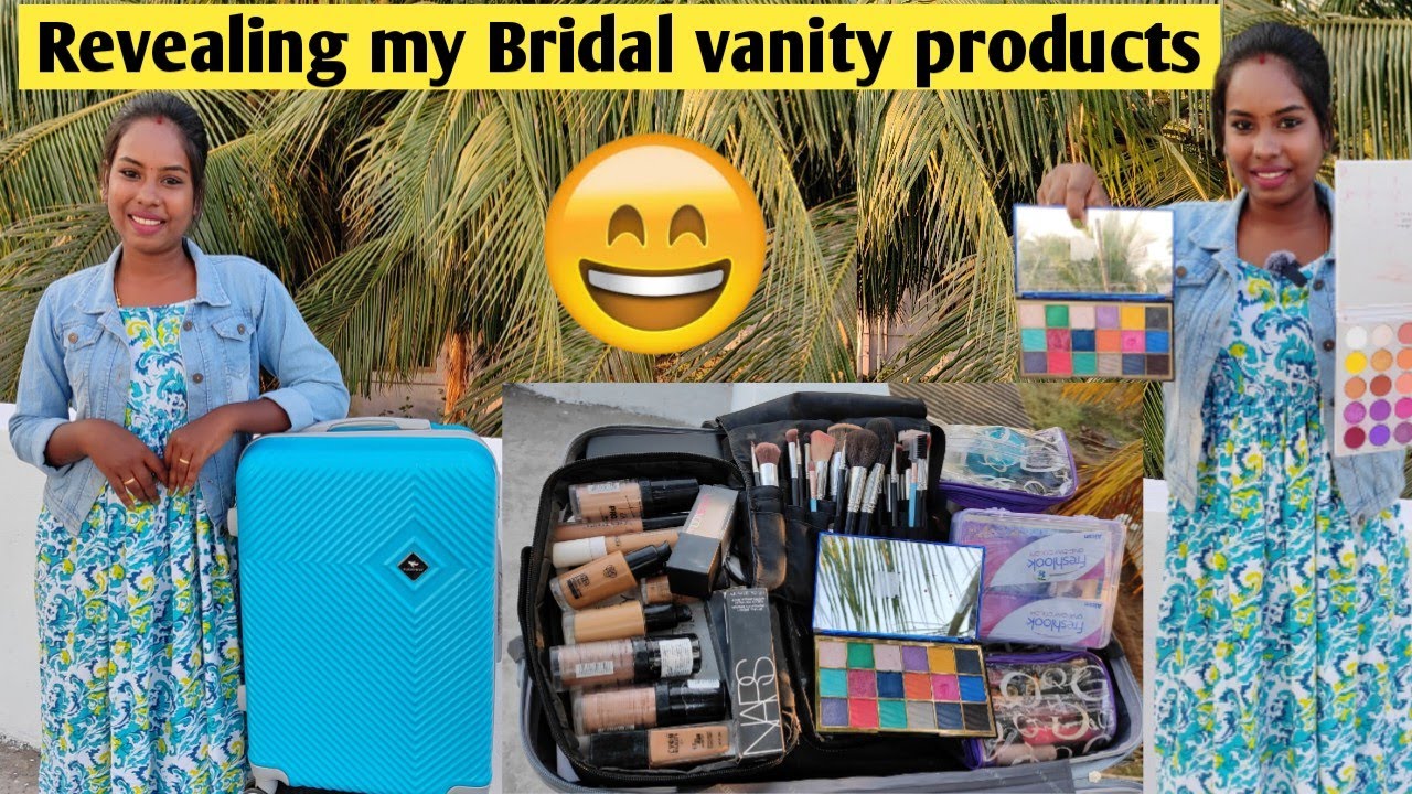 Revealing My BRIDAL VANITY PRODUCTS 🤩Vanity Your Makeup Artist Life ...