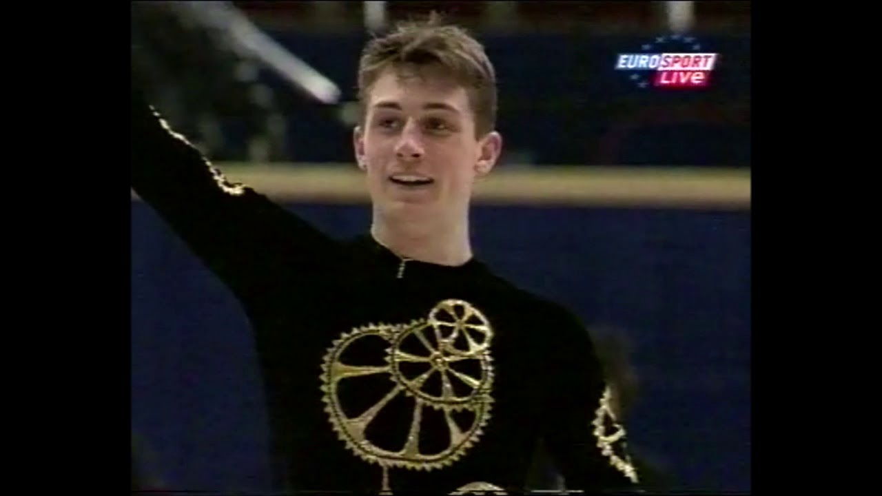 2004 Brian Joubert WC SP ESP - YouTube