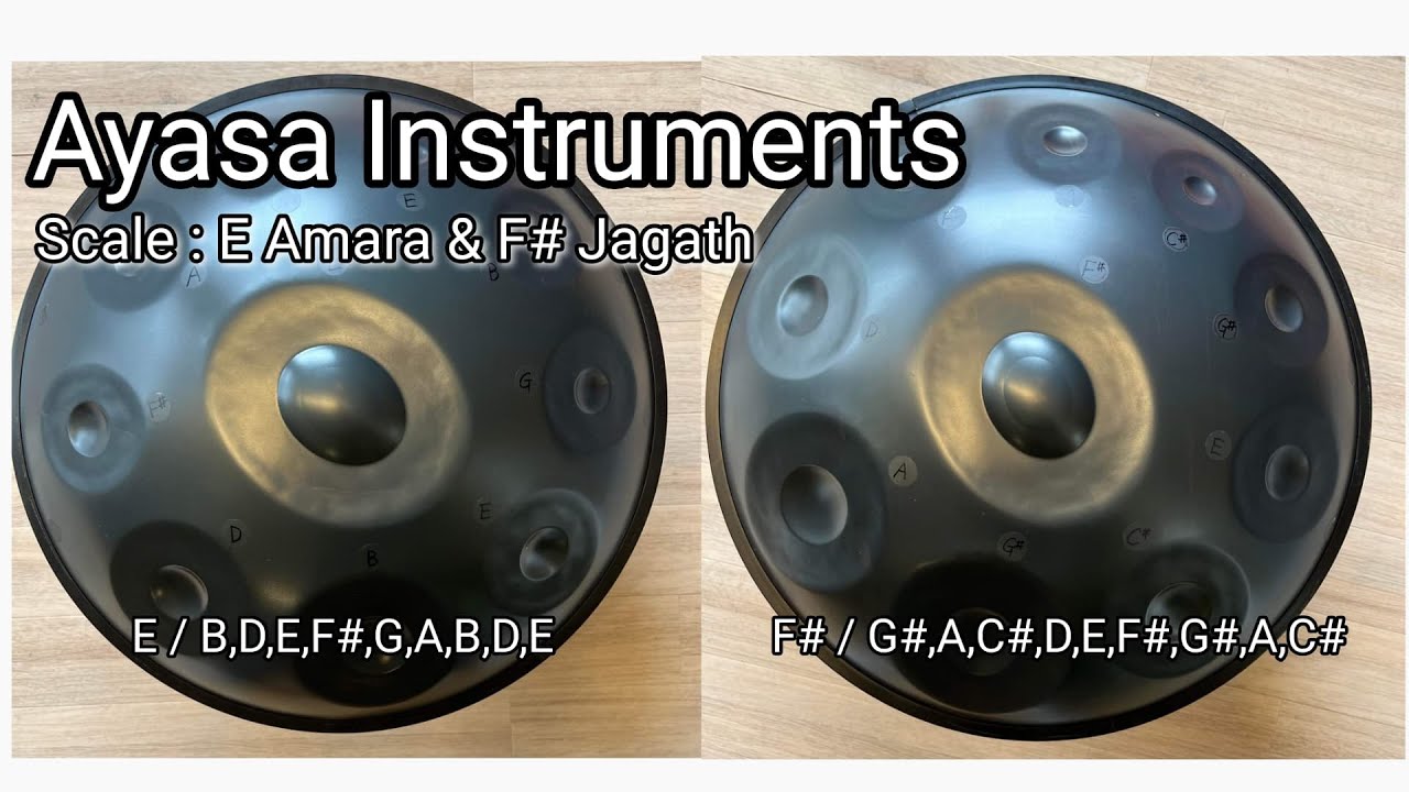 【ハンドパン販売】両面ハンドパンAyasa Instruments/ E Amara & F# Jagath 試奏2 - YouTube
