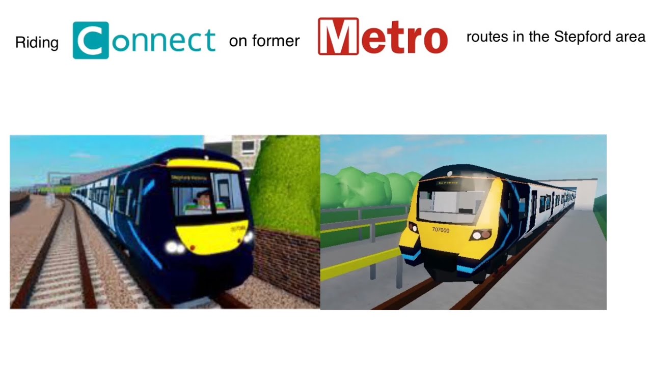 Roblox SCR | Riding Connect on former Metro routes in the Stepford area ...