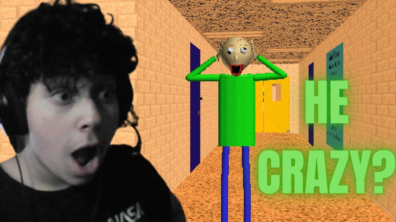 BALDI IS CRAZY NOW? (Baldi mods) - YouTube