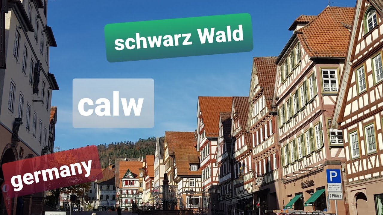 stadt calw germany schwarz Wald (Black forest) - YouTube