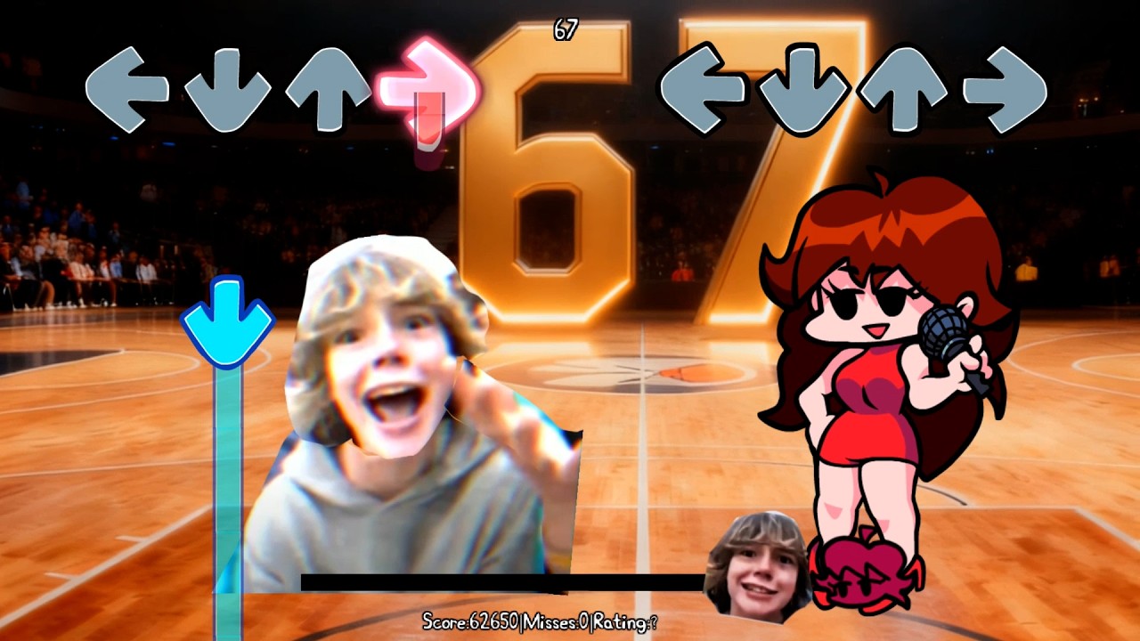FNF 67 meme REMIX vs GF sing it | FNF mods / 67 song phonk meme Remix ...