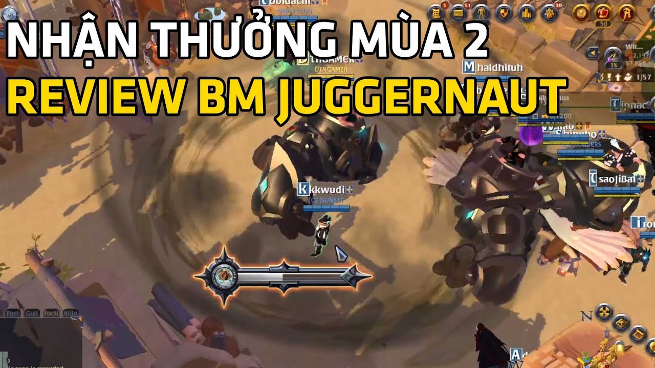 Nhận Thưởng Mùa 2 Review Battle Mount Junggernaut | Albion Online - YouTube
