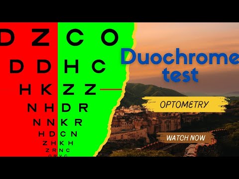 duochrome test||clinical procedure of duochrome test|| principle of ...