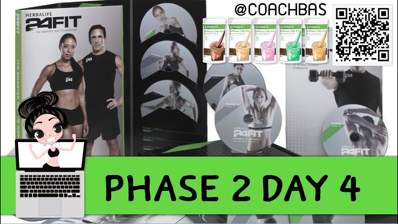24 Fit Phase 2 Day 4 _ คาร์ดิโอเฟส2 - YouTube