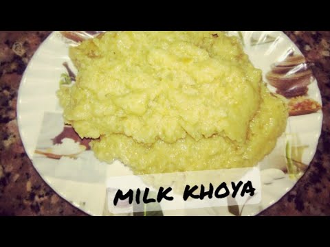 Homemade khoya recipe at home # easy to make khoya # milk khoya recipe ...