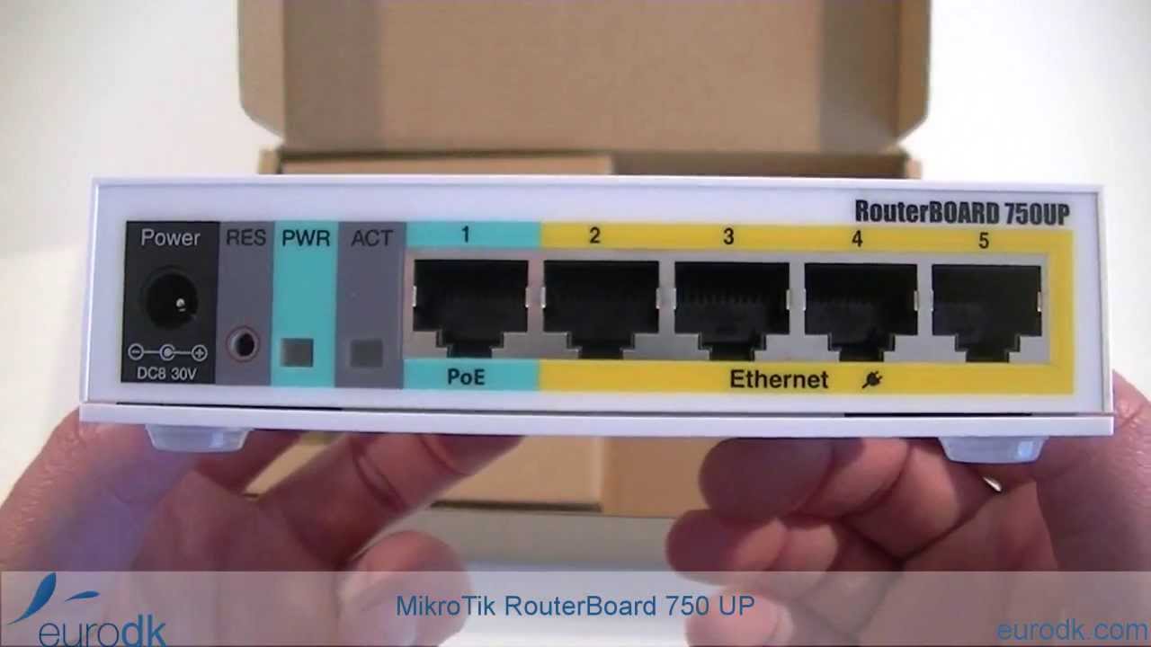 MikroTik RouterBoard 750UP QUICK UNBOXING & SPECIFICATIONS HD - YouTube