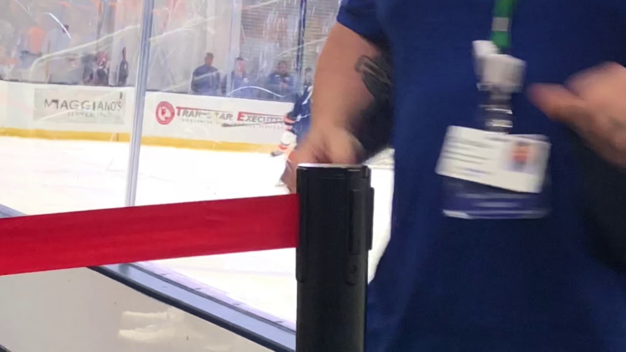 Oliver Wahlstrom Goal assisted by Bode Wilde 2019 Islanders Blue and ...