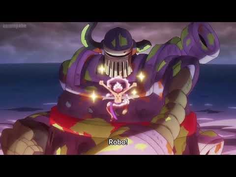 EMET THE IRON GIANT ROBOT APPEARS EMET'S ENTRY!!EMET MEETS LUFFY