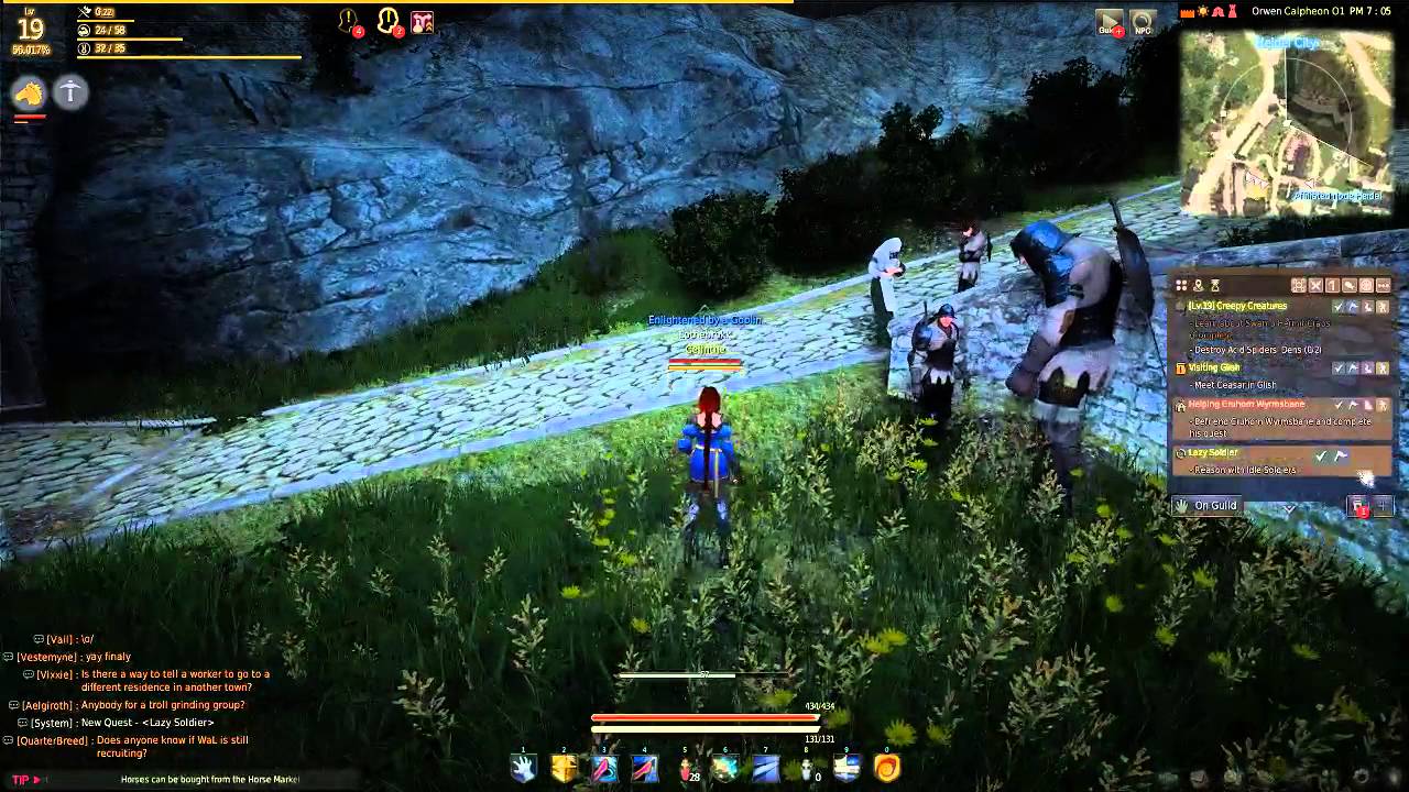 Lazy Soldiers quest Black Desert - YouTube