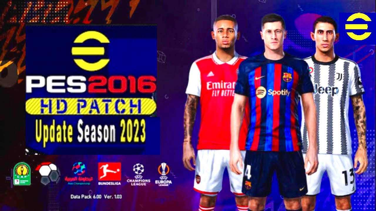 PES 2016 Next Season Patch 2023| Full Update! Kits,Stadiums,Players 22/ ...