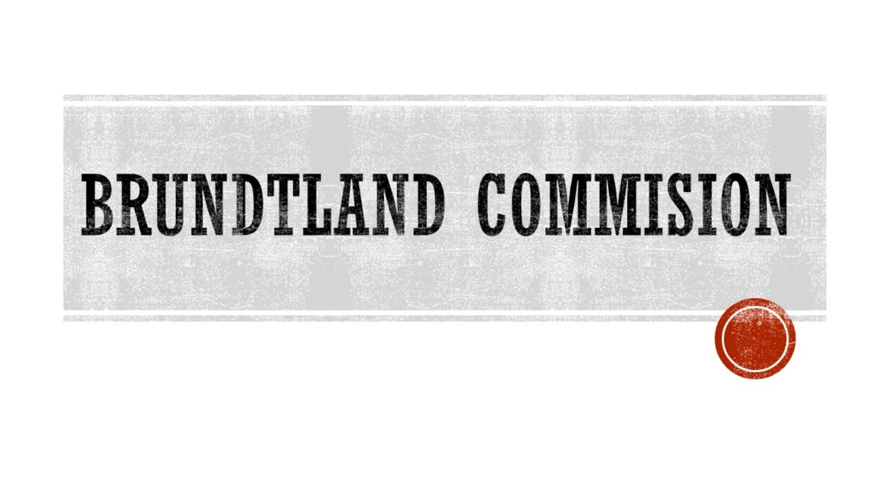 brundtland report 1987 - YouTube