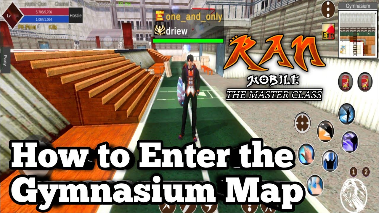This is Where to Enter The Gymnasium Map (GYM) | Ran Mobile: The Master ...