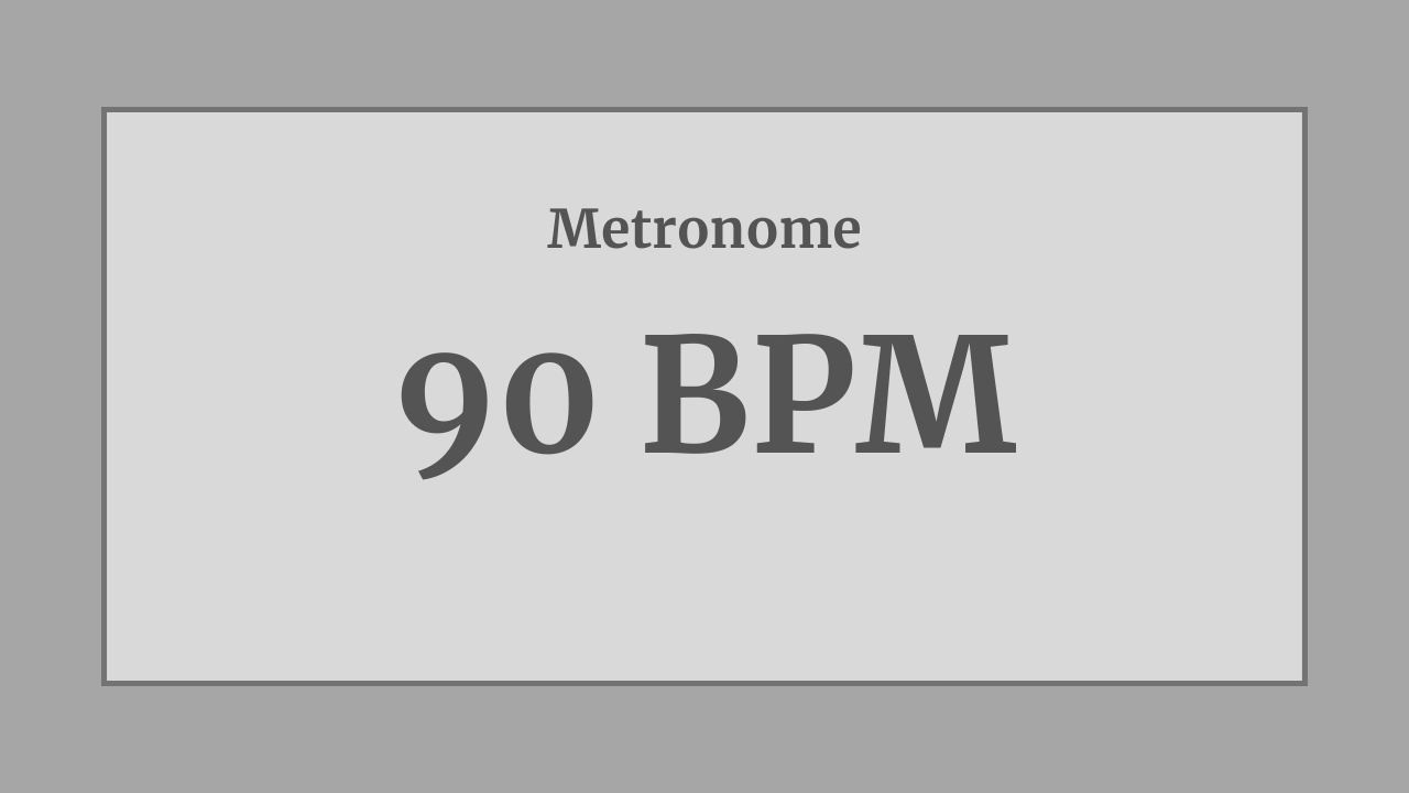 90 BPM - METRONOME - YouTube