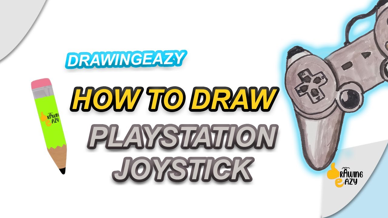 How to Draw a Joystick | Easy Drawing Tutorial for Kids | Drawing Eazy ...