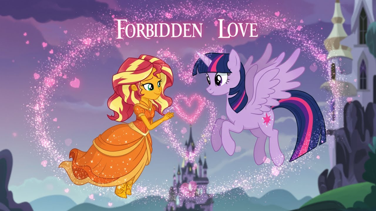 Forbidden Love Human Sunset Shimmer X Alicorn Princess Twilight Sparkle ...