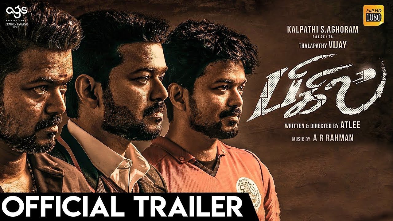 Bigil - Official Trailer | Thalapathy Vijay, Nayanthara | A.R Rahman ...