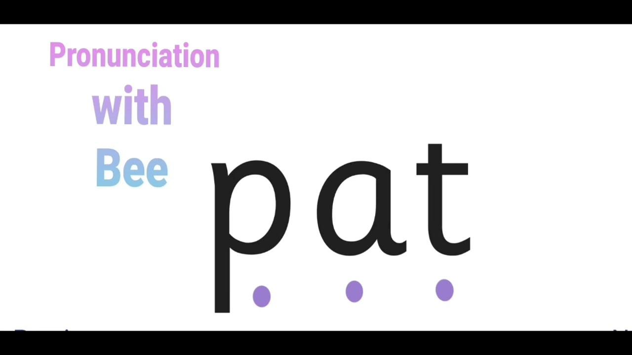 How to pronounce pat - كيف تقول رَبَّتَ بالإنجليزي - British English ...