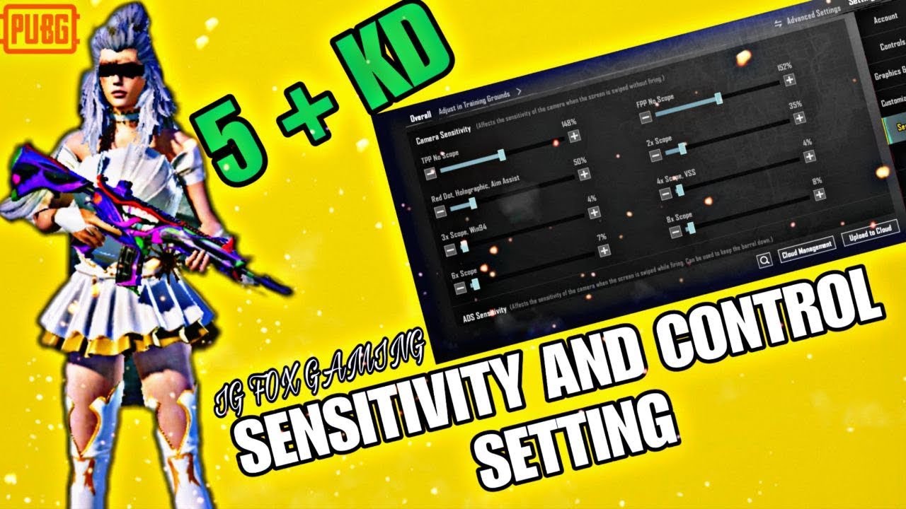New Best Sensitivity settings for PUBG MOBILE in 2023 | BEST CONTROLS ...