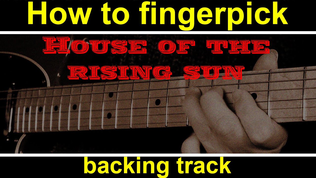 The house of the rising sun, improvisation backing track (A minor blues ...