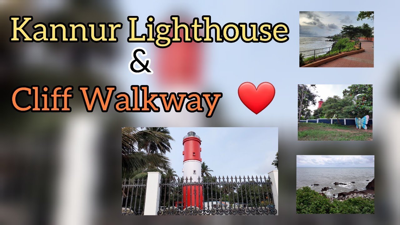Kannur lighthouse and cliff walkway - YouTube