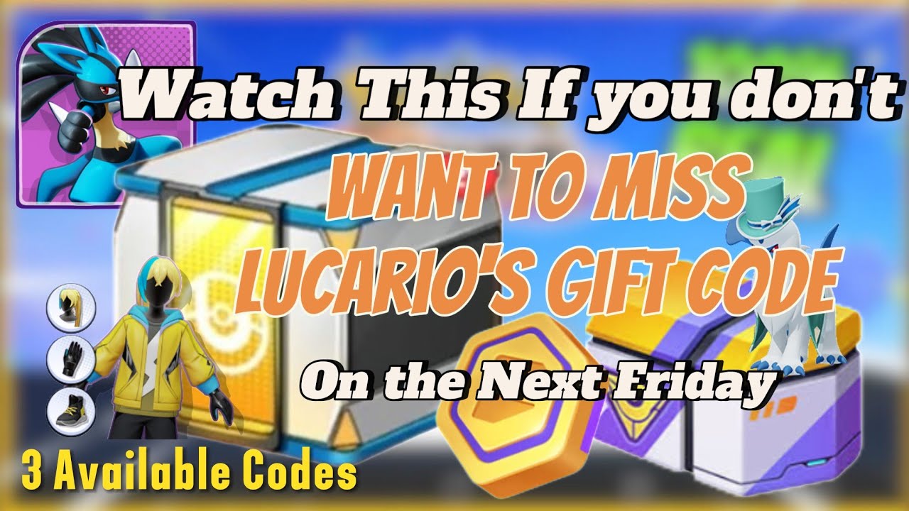 Revealing Lucario's Gift Code - December Gift Codes Revealed! 🎁 - YouTube